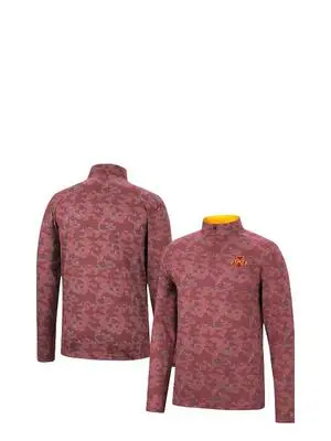 COLOSSEUM Iowa State Cyclones Tivo Quarter-zip Jacket - Cardinal