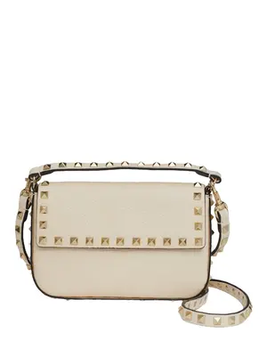 Valentino Garavani Valentino Garavani Rockstud Crossbody Pouch Light Ivory