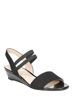 LIFESTRIDE Wedge Sandal - Black