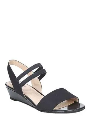 LIFESTRIDE Wedge Sandal - Navy