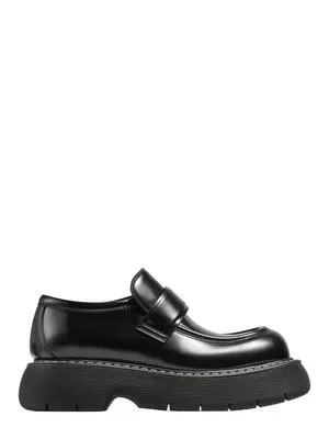 Bottega Veneta Osaka Leather Platform Loafers - Black