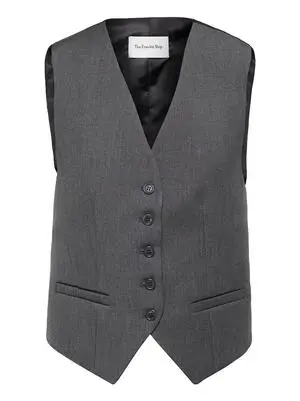 THE FRANKIE SHOP Gelso Vest - Grey