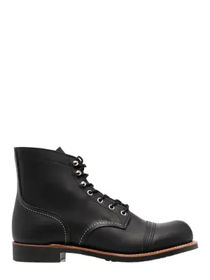 Red Wing Lace-up Ankle Boots - Black