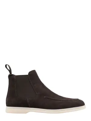 SCAROSSO Eugenia Chelsea Boots - Brown