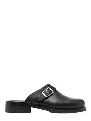 Our Legacy Buckle-detail Mules - Black