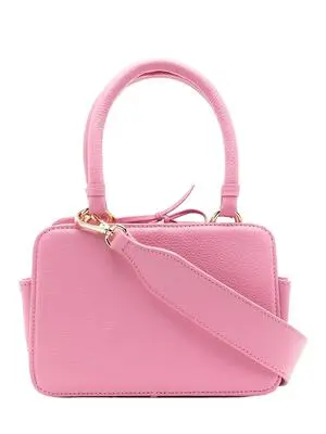 STUDIO CHOFAKIAN Leather Crossbody Bag - Pink