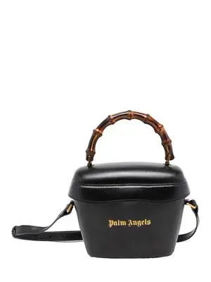Palm Angels Bamboo Padlock Tote - Black