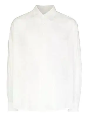 Our Legacy Button-front Long-sleeve Shirt - White