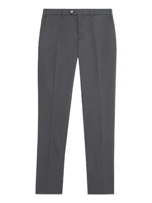 Brunello Cucinelli Men & Apos;s American Pima Italian-fit Chino Trousers Dkgray