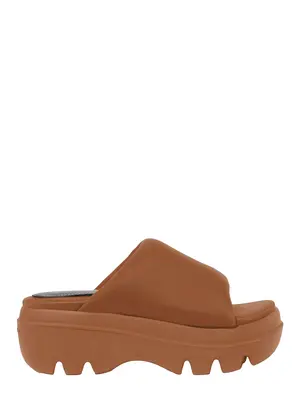Proenza Schouler Chunky Sole Slides - Brown