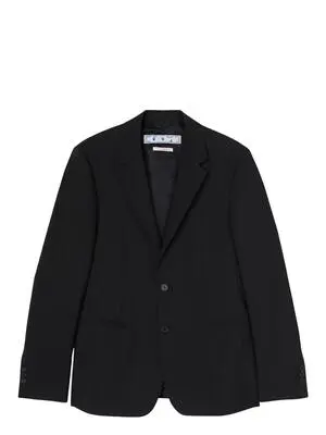 Off-White Corporate Single-breasted Blazer - Black