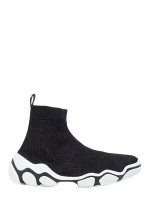 Red Valentino Mesh High-top Sneakers - Black