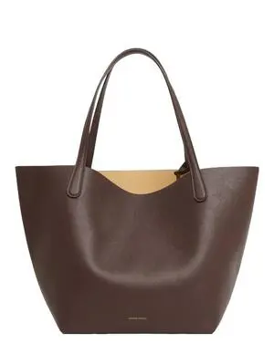 MANSUR GAVRIEL Mansur Gavriel Soft Leather Everyday Tote Chocolate/ Butter