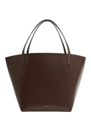 MANSUR GAVRIEL Mansur Gavriel Soft Leather Everyday Tote Chocolate/ Warm Grey