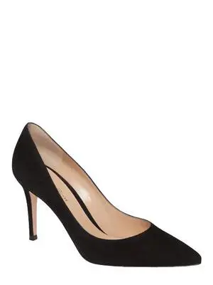 GIANVITO ROSSI Pointed-toe Pumps - Black