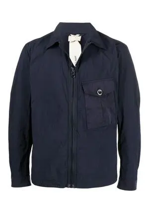 TEN C Zip-up Pocket Shirt Jacket
