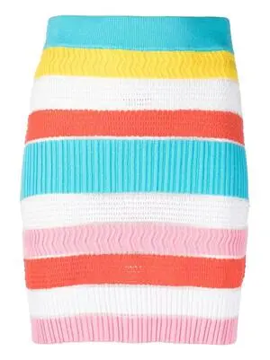 Solid & Striped The Rosie Knitted Skirt - Blue