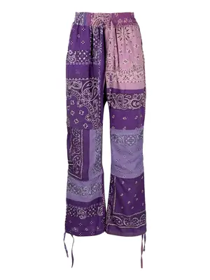 Readymade Bandana Print Trousers - Purple