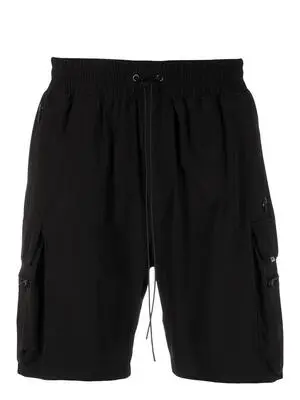 REPRESENT Above-knee Length Cargo Shorts - Black