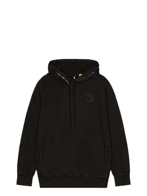 Moncler Hoodie Sweater - Black