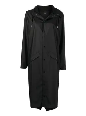 Rains Longer Raincoat - Black