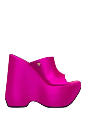 Versace 160mm Platform Wedge Heels - Pink