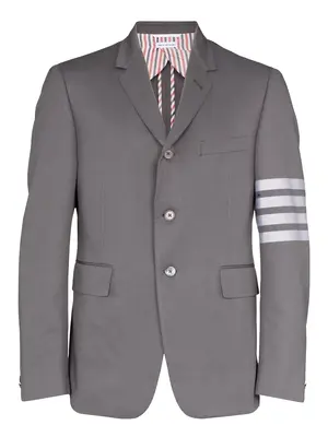 Thom Browne Engineered 4-bar Single-breasted Blazer - Grey