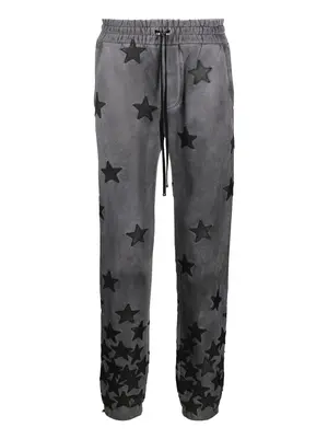 Amiri Star Pattern Gradient Track Trousers - Grey