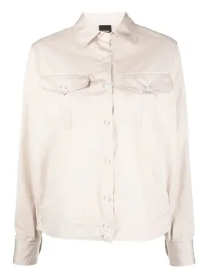 Aspesi Chest Flap Pocket Shirt - Neutrals