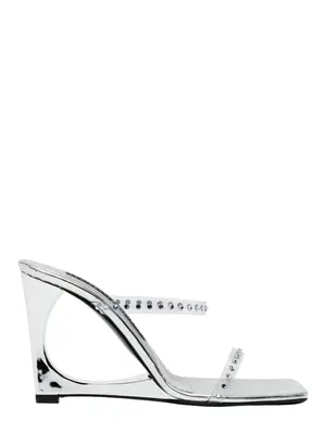 LES PETITS JOUEURS Les Petits Joueurs Lucas 110mm Crystal-Embellished Sandals