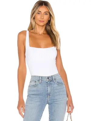LOVERS AND FRIENDS Jessie Bodysuit - White