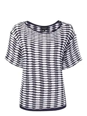 Emporio Armani Textured Knit T-shirt - White