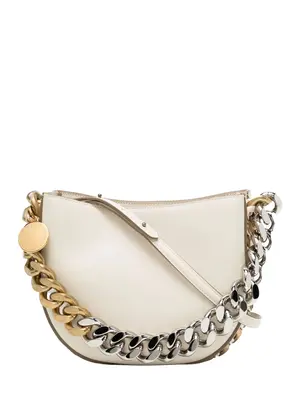 Stella McCartney Small Frayme Shoulder Bag - White
