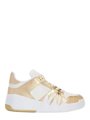 GIUSEPPE ZANOTTI Talon Mid-top Sneakers - White