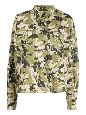 Woolrich Wilderness Camouflage-print Shirt - Green