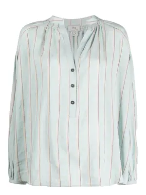 Woolrich Striped Tunic Top - White