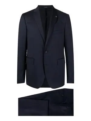 Tagliatore Slim-cut Two-piece Suit - Blue