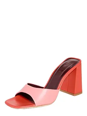 Staud STAUD Sloane High Heel Sandals Blood Orange