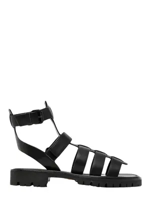 JUUN.J Juun.J Caged Leather Sandals