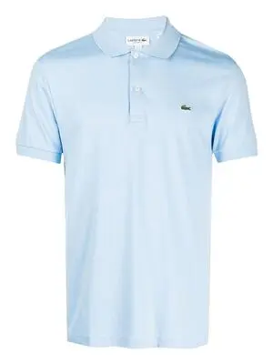 Lacoste Logo-patch Cotton Polo Shirt - Blue