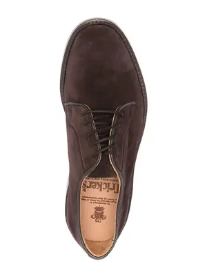 TRICKER'S Almond-toe Oxford Shoes - Brown