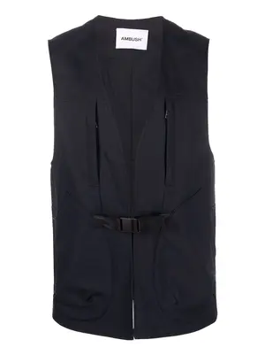 AMBUSH Buckle-fastening Gilet - Black