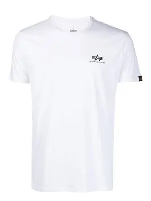 Alpha Industries Logo-print Cotton T-shirt - White