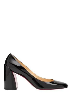 CHRISTIAN LOUBOUTIN 85mm Miss Sab Patent Pumps - Black