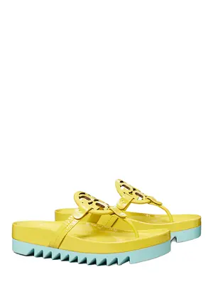 Tory Burch Tory Burch Miller Cloud Lug Sandal Zesty Lime/sea Bubble