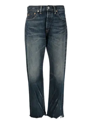 Ralph Lauren Cropped Straight-leg Jeans - Blue