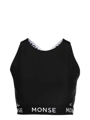 Monse Logo-print Performance Top - Black