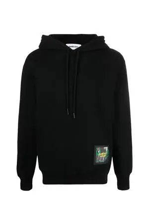 AMBUSH Logo-patch Hoodie - Black