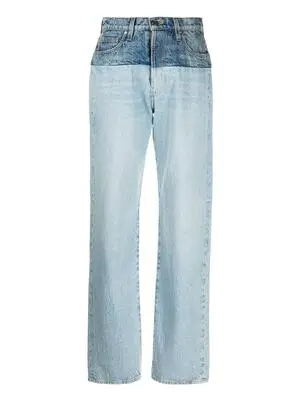 Amiri High-rise Straight-leg Jeans - Blue