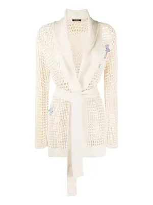 CANESSA Open-knit Cardigan - Neutrals
